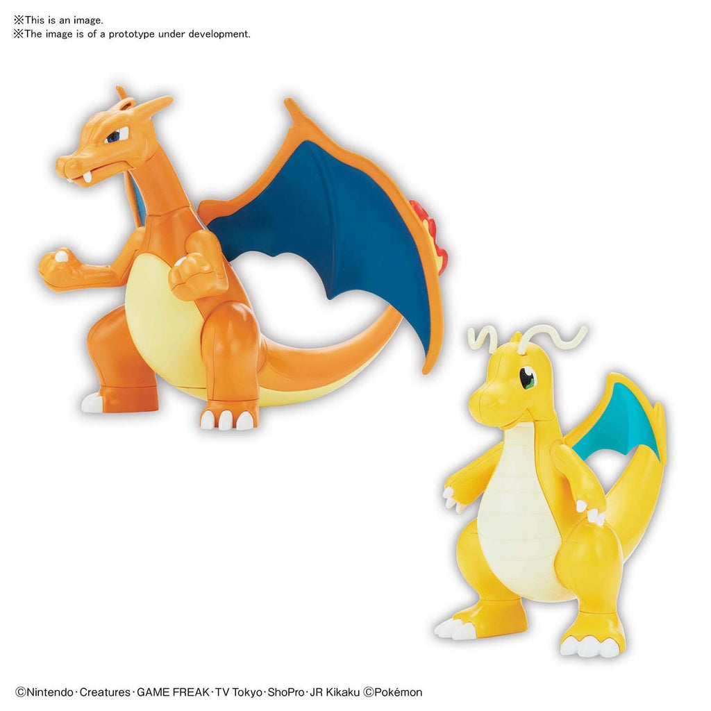 Bandai Spirits Pokemon Model Kit Charizard & Dragonite