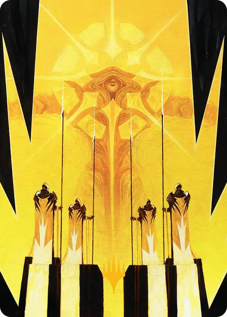 Hardlight Containment Art Card (Gold-Stamped Planeswalker Symbol) [Edg