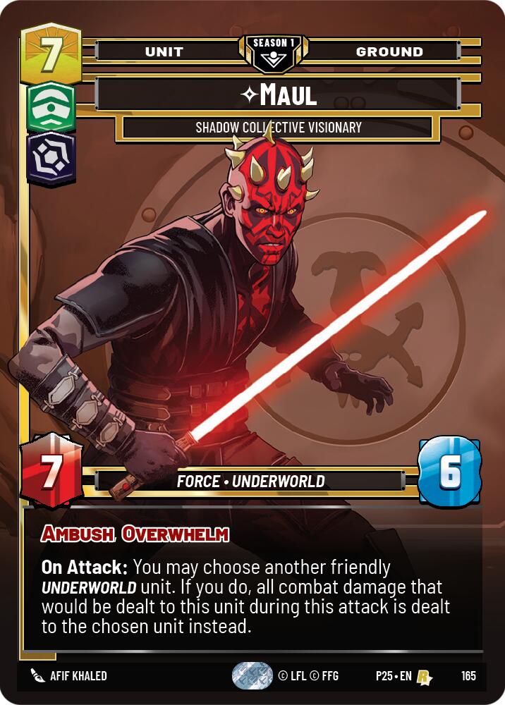 Maul - Shadow Collective Visionary (165) (165) [Sector and Regional Pr
