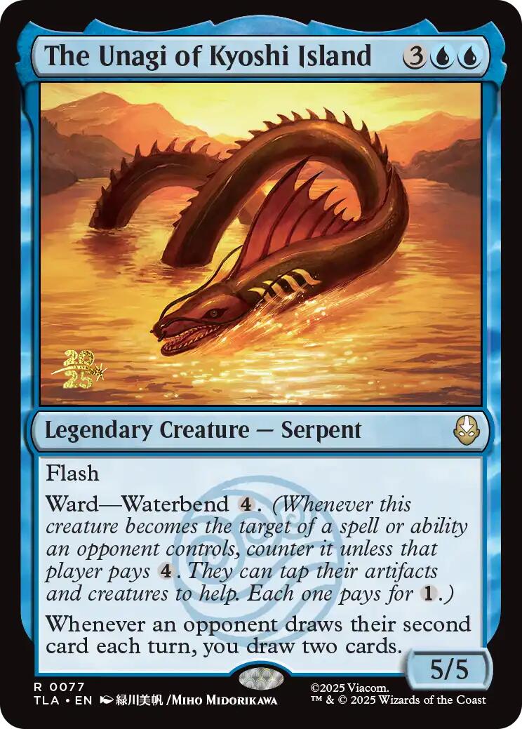 The Unagi of Kyoshi Island [Avatar: The Last Airbender Prerelease Card