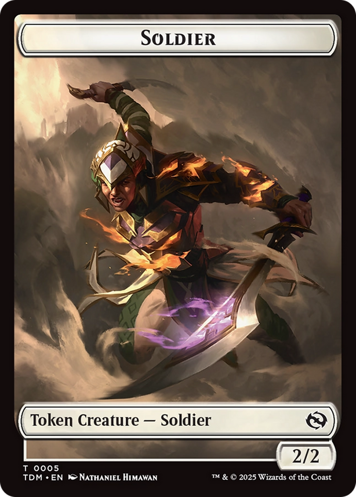 Goblin // Solider (0004) Double-Sided Token [Tarkir: Dragonstorm Comma