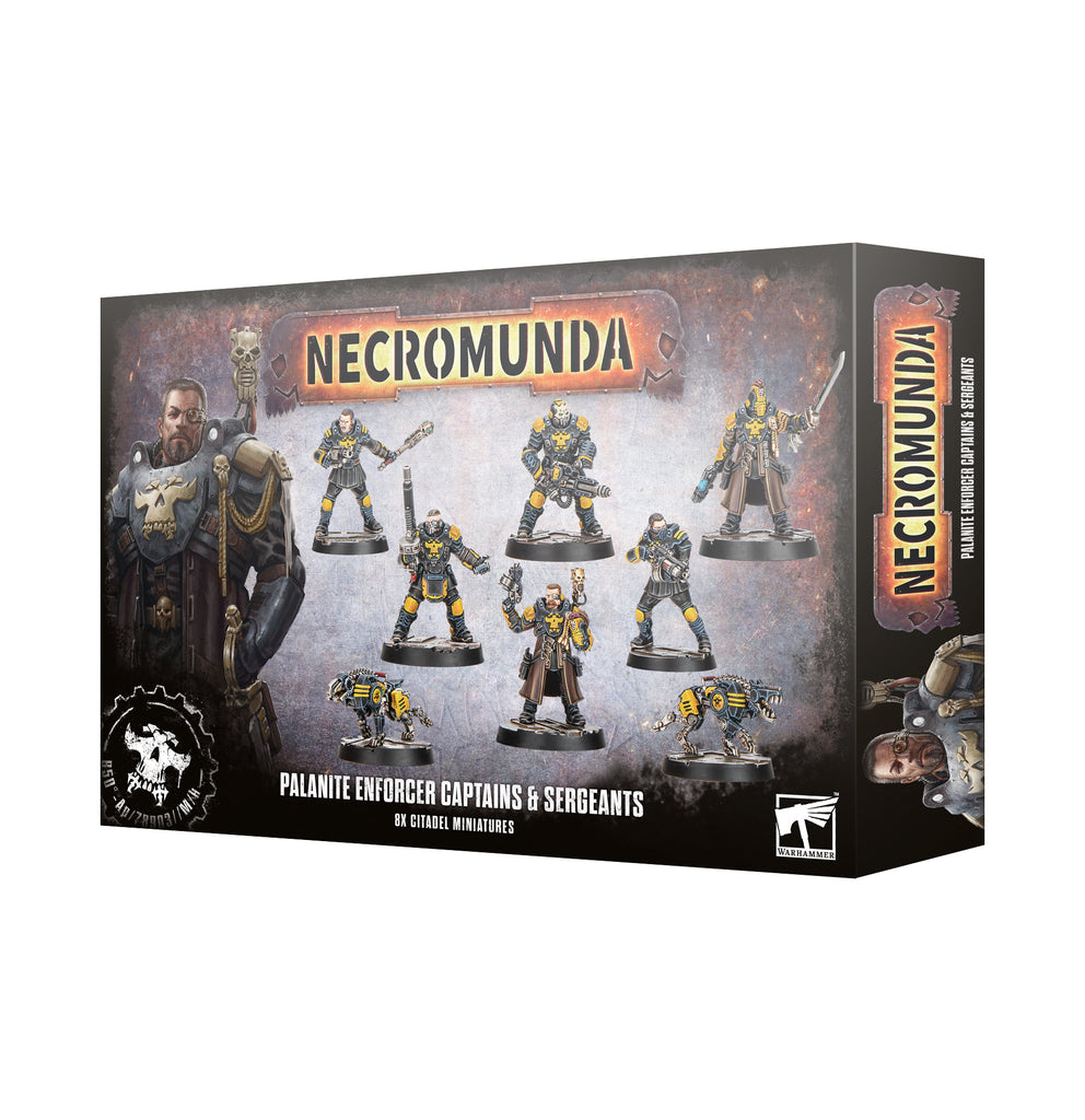 GW Necromunda Palanite Enforcer Captains and Sergeants