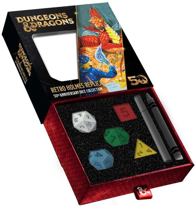 D&D 50th Anniversary Dice Vintage Set