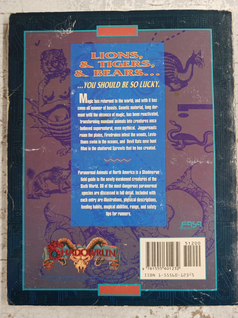 Used - RPG Shadowrun Paranormal Animals Of North America